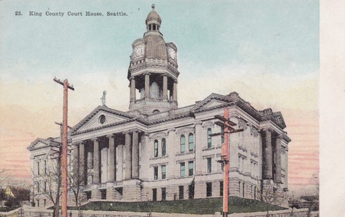 King County Court House Seattle Washington Postcard 1910's | eBay UK