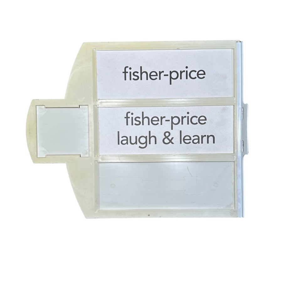 Toys R Us True Aisle Sign F3 Fisher-Price, Fisher-Price Laugh & Learn ...