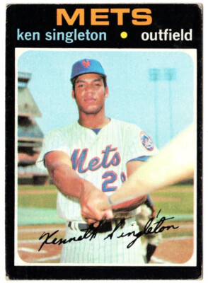 1971 Topps KEN SINGLETON Card # 16 New York Mets (vg) RC (E) | eBay