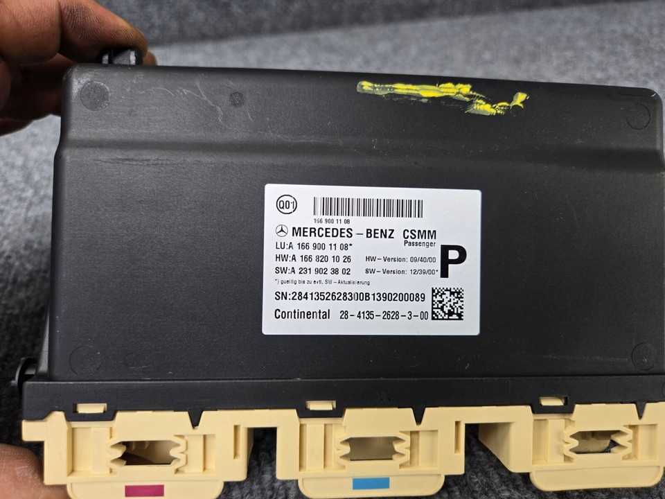 FRONT SEAT CONTROL MODULE UNIT RIGHT MERCEDES W166 X166 GL350 GL450 ...