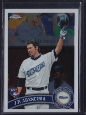 2011 TOPPS CHROME RC J.P. ARENCIBIA #182 BLUE JAYS RANGERS RAYS | eBay