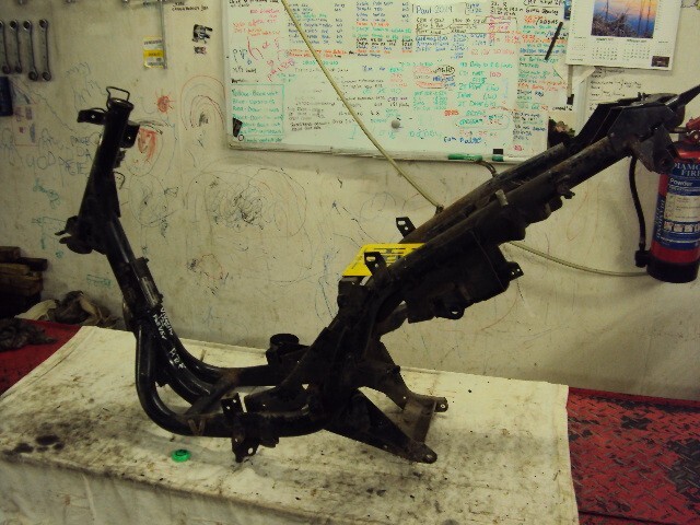 2013 PEUGEOT VIVACITY 3 125 JET-IN GY6 FRAME BODY GOOD WITH NUMBER ...