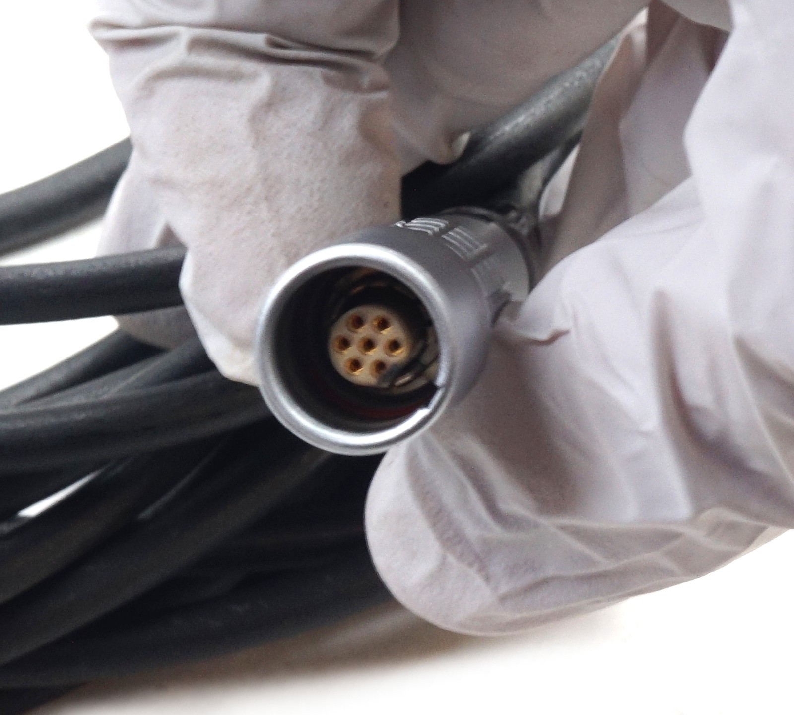 LEMO FGG.1K Male to Female PHG.1K 7 Pin Push Pull Connector w 24' Cable ...