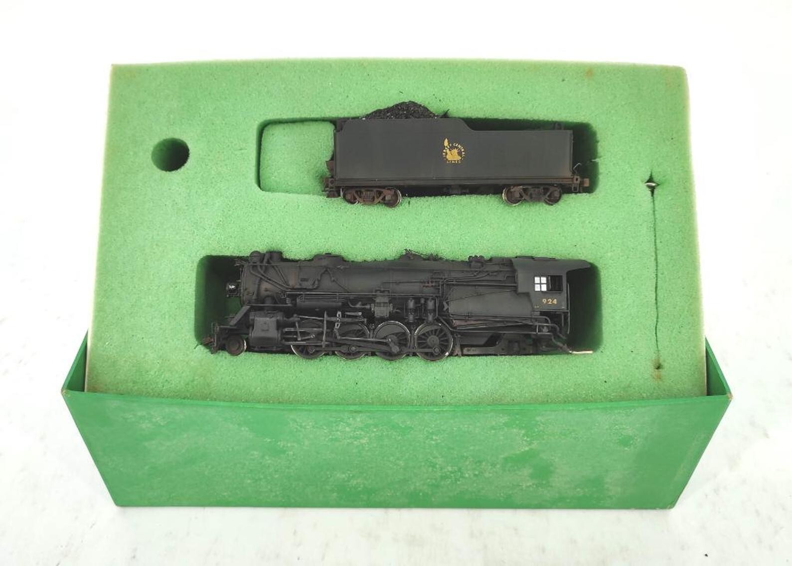 Overland CNJ HO Scale Brass M3as Mikado Steam Locomotive and Tender | eBay