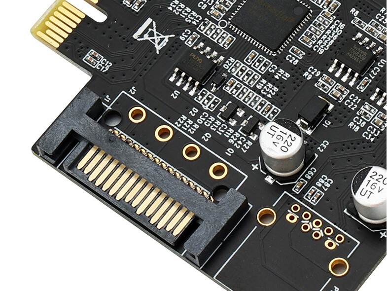 PCI Express 2 Ports PS2 PS/2 for PC Keyboard Mouse Adapter Expansion ...