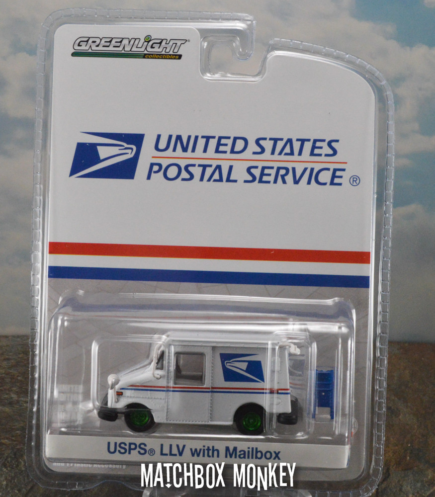 Greenlight Green Machine USPS LLV Mail Delivery Truck Chase Serial #'d ...