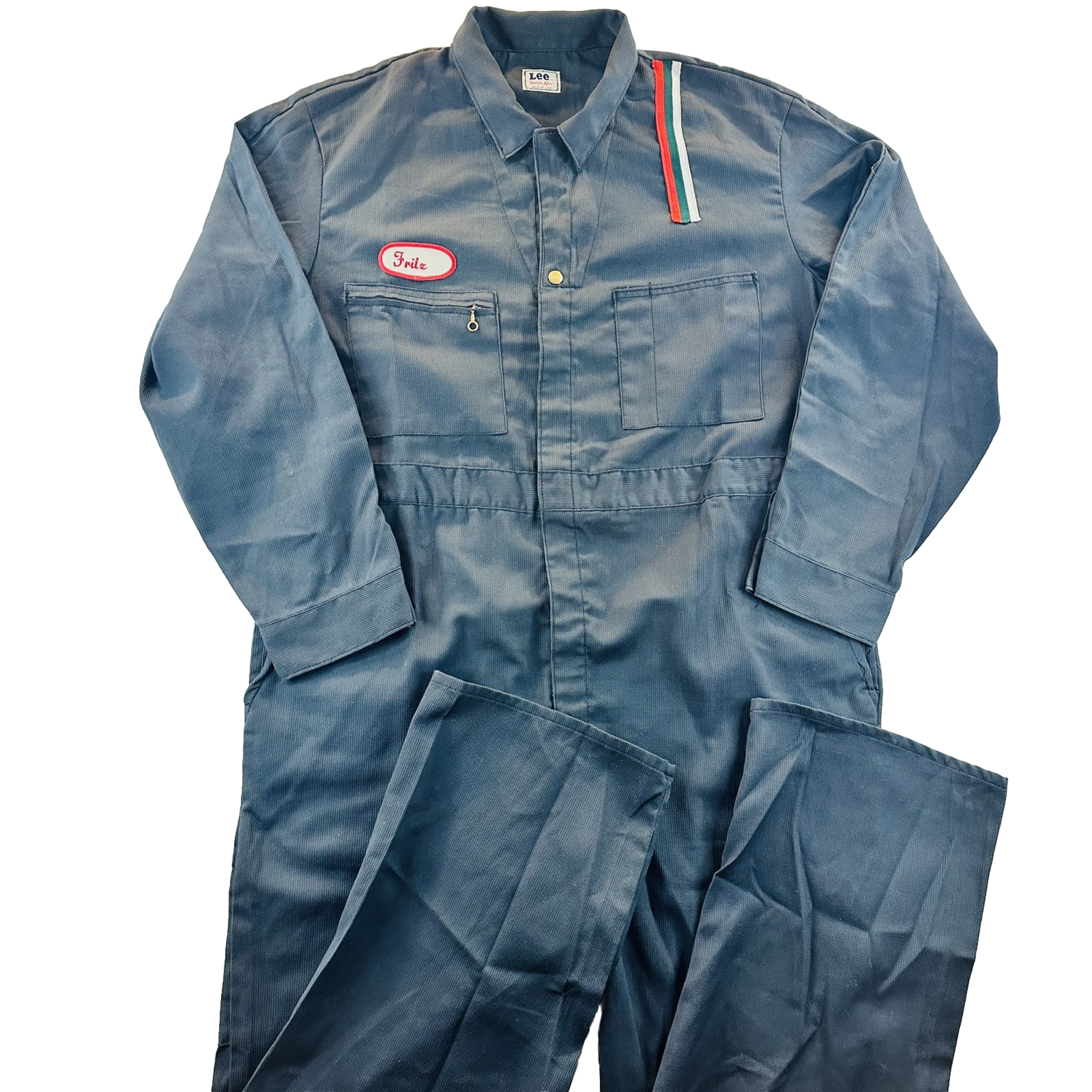 Vintage Lee Union-Alls Coveralls Utility One Piece Stripe Talon Zipper ...