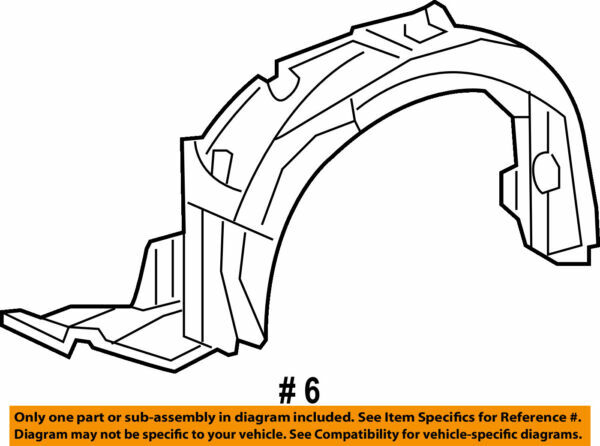 53805-53080 Toyota Liner, front fender, rh 5380553080, New Genuine OEM ...