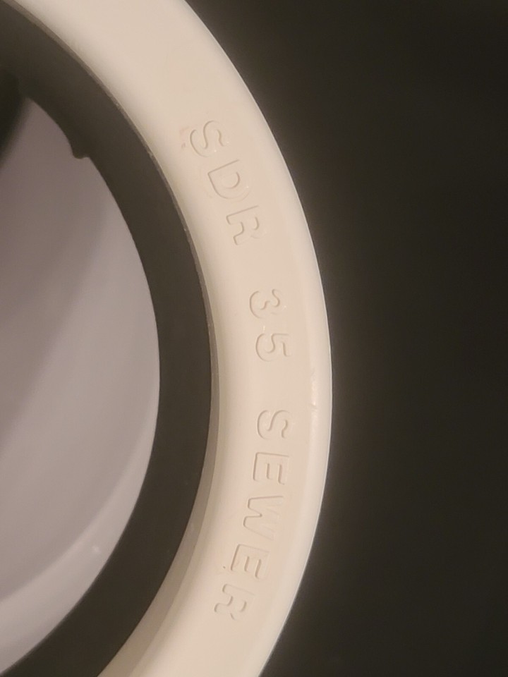 4" Inch Inside Diameter 45 Degree Elbow Gasketed SDR 35 PVC Sewer Drain ...