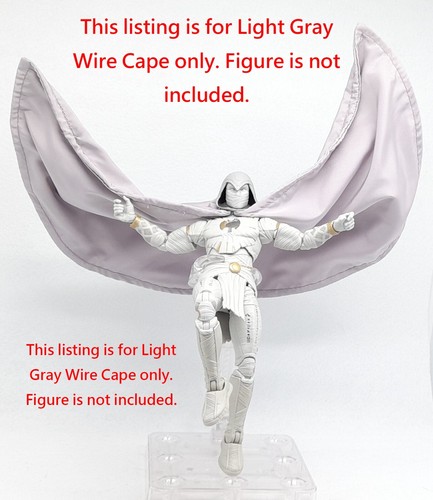 Hasbro Marvel Legends Moon Knight Dedicated Light Gray Wire Cape Half ...