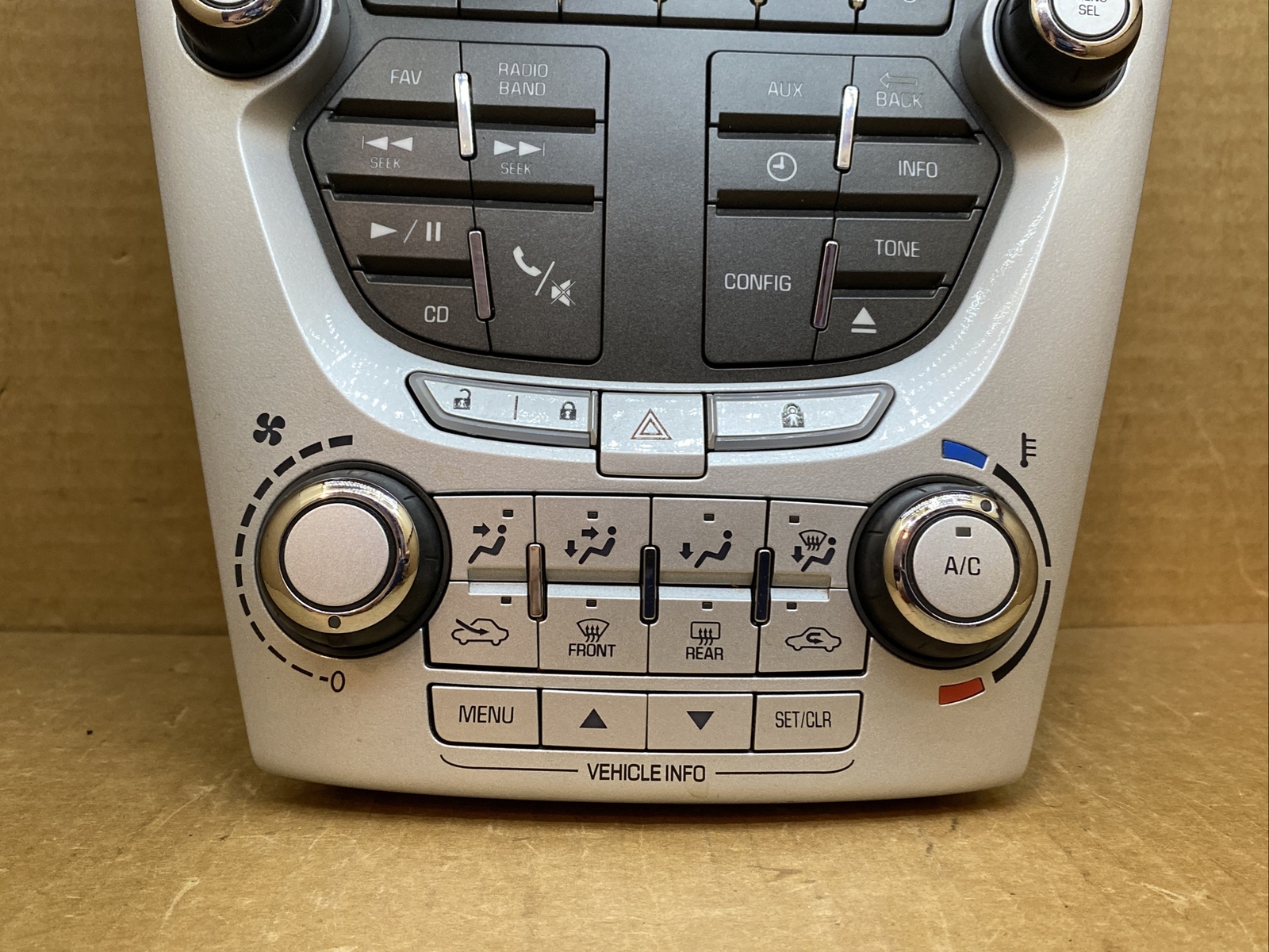 2012-2015 Chevy Equinox Terrain Radio Face Climate Control Panel Bezel ...