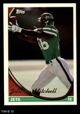 1994 Topps #15 Johnny Mitchell Jets Nebraska 8 - NM/MT | eBay