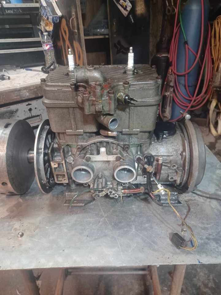 97 Ski Doo Mxz 500 Snowmobile Engine Complete Runs Great! Fits 80's-00 ...