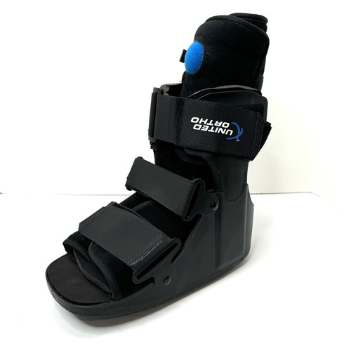UNITED ORTHO Short Air Cam Walker Fracture Boot Black Fits Left or ...