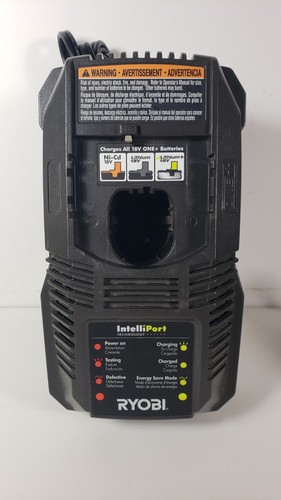 Ryobi P118 Lithium-ion/Ni-Cad ONE+ 18V IntelliPort Battery Charger ...