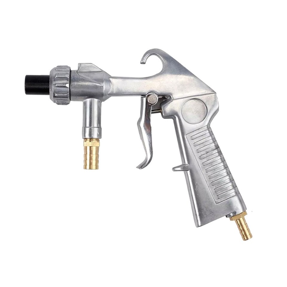 Sand Blaster Gun Blasting Grit Shot Sandblaster Siphon Feed Gun+Ceramic ...