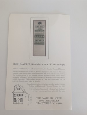 Irish Sampler, Humble Hand Sampler, & Crow Jackers Patterns | eBay