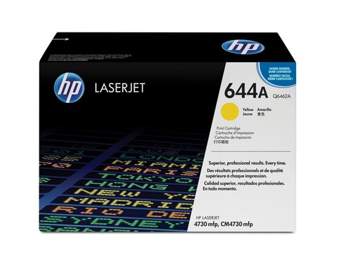 HP 644A Yellow Original LaserJet Toner Cartridge Cartouche de toner 1 ...