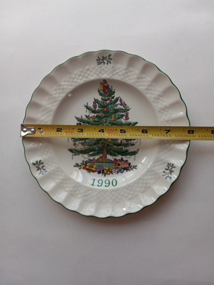 Spode Christmas Tree Collector Plate 1990 | eBay