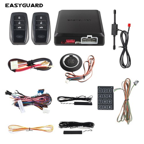 EASYGUARD start stop engine Keyless Entry kit universal car alarm remote starter | eBay