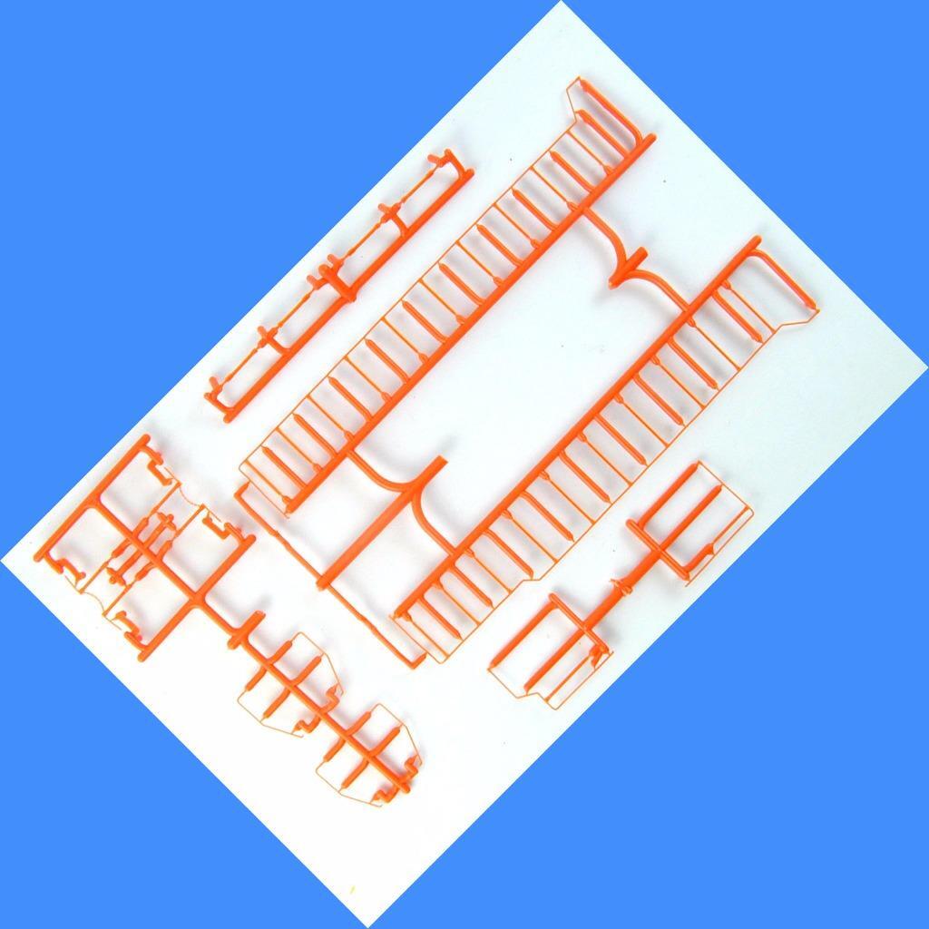 GP50 ORANGE FLORIDA TRI-RAIL HANDRAIL SET ATHEARN HO Scale (NOT BLUEBOX ...