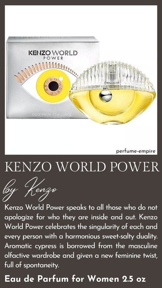 KENZO WORLD POWER by Kenzo perfume for women EDP 2.5 oz New in Box | eBay