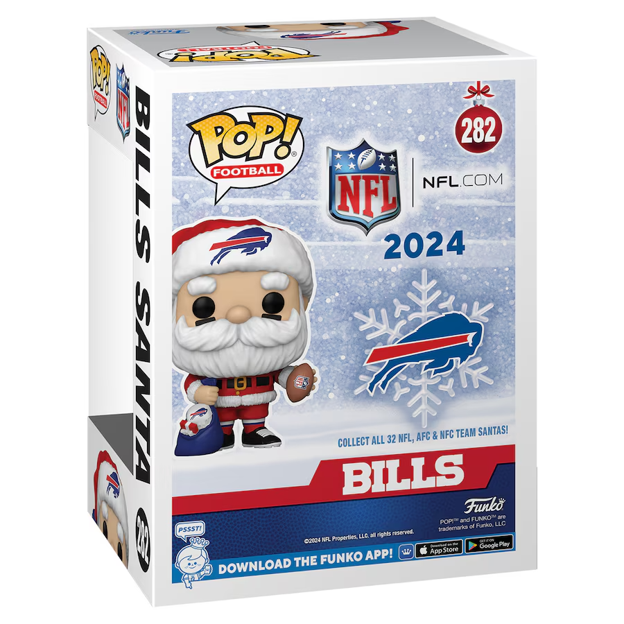 Buffalo Bills 2024 Santa Claus NFL Funko Pop! Vinyl Figure #282 | eBay