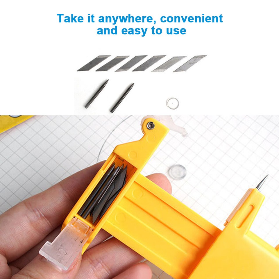 Adjustable Compass Circle Cutter Dia 10-150mm Rubber Paper Cut Leather ...