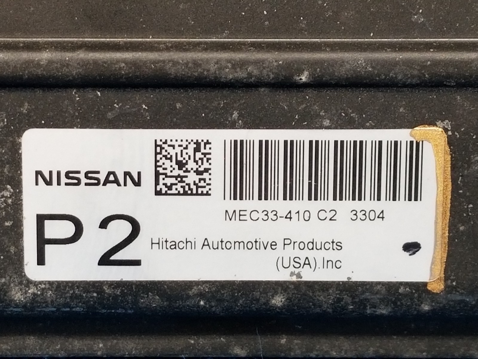 INFINITI FX35 ECU ECM PCM HITACHI ENGINE CONTROL MODULE MEC33-410 C2 P2 ...