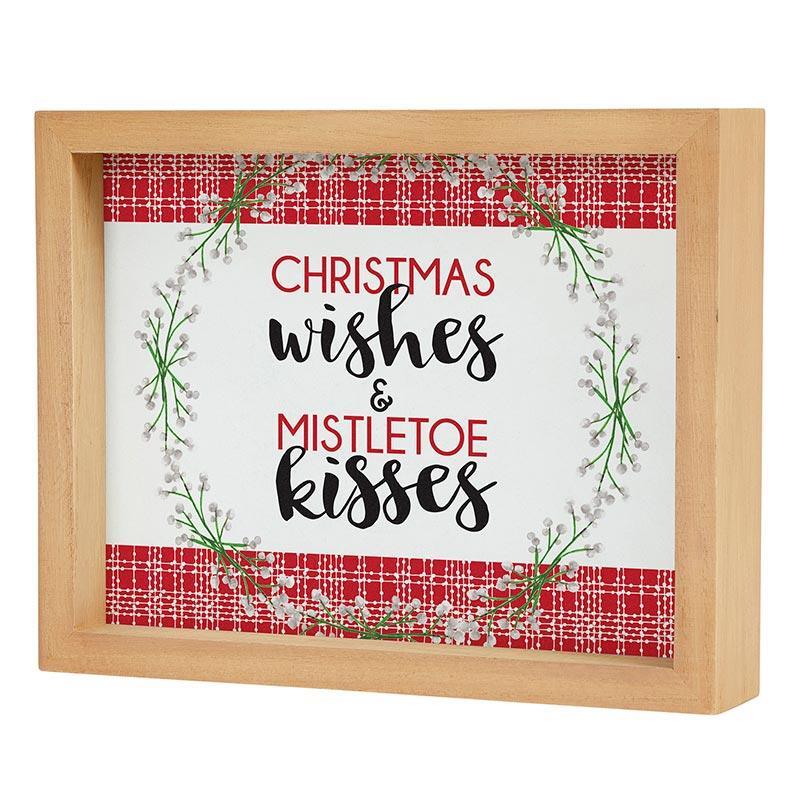 Christmas Framed Sign Pack of 2 Size 10 in W x 8 in H x 1 in D | eBay
