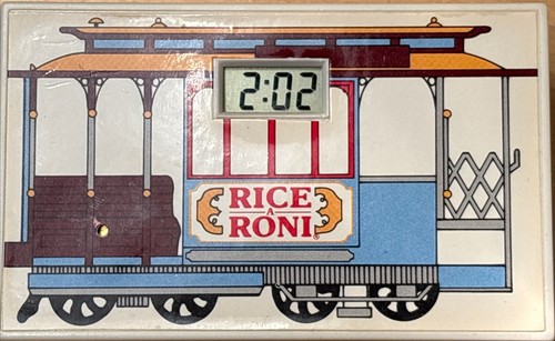 Vintage RICE-A-RONI Cable Car Kitchen Timer Plays Rice-A-Roni Theme ...