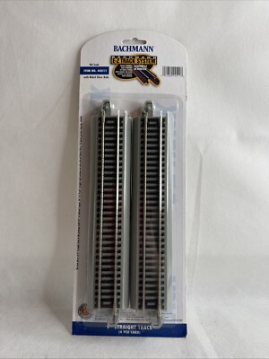 HO Scale 9" Steel Straight Track Bachmann EZ Track System 44511 | eBay