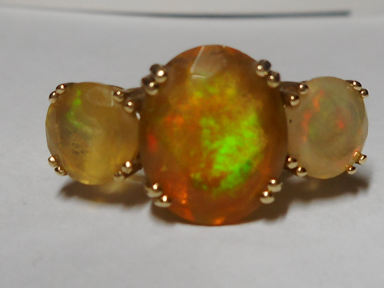 10 kt Natural Water Opal Ring Size 8 | eBay
