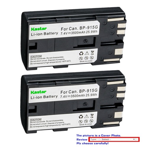 Kastar Battery Pack Replacement for Canon ES8600, G10 G10Hi, G15Hi ...