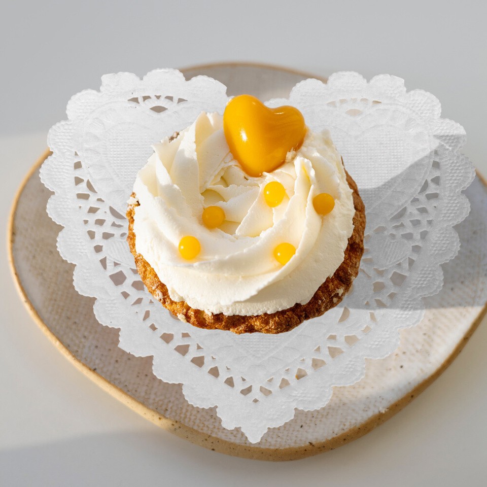 300 Pcs Meal Coaster Paper Food Doilies Cake Heart Tableware Decoration ...