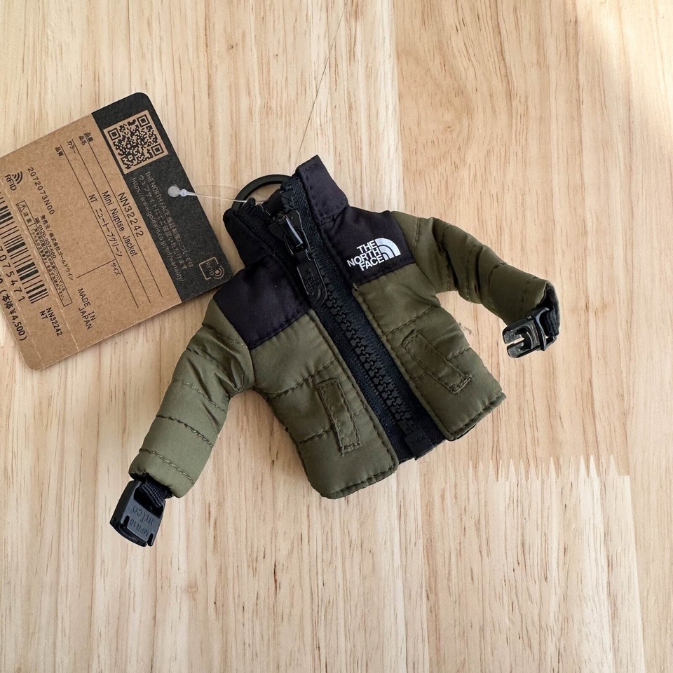 NWT The North Face Mini Nuptse Jacket Keychain Key Holder Japan ...