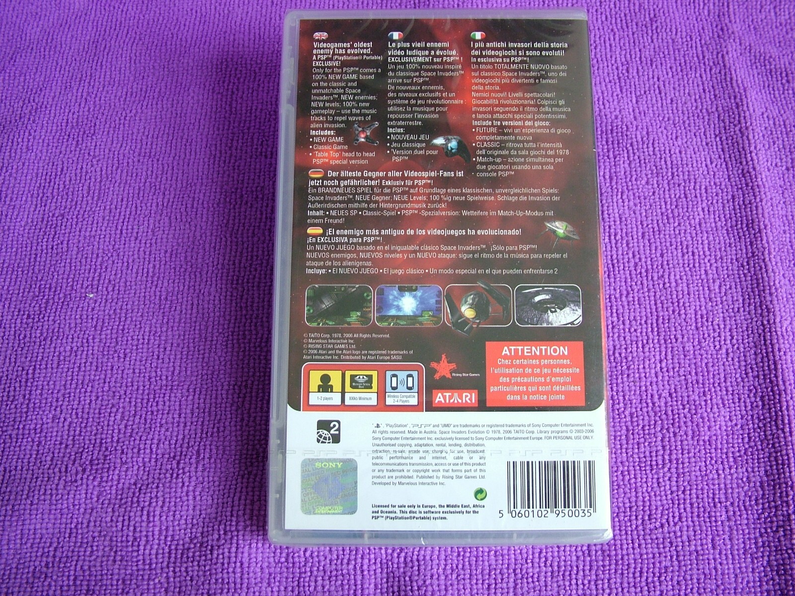 Space Invaders Evolution Sony PSP Game - New Sealed | eBay UK