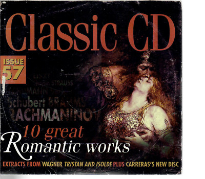 Classic Cd - 10 Great romantic works - wagner, tristan,Isolde Carreras ...
