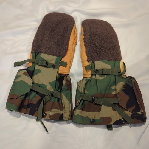 USGI Extreme Cold Weather Mitten Set Woodland Camo Medium | eBay