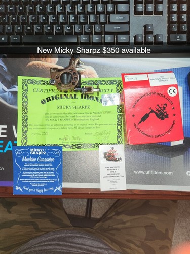Mickey sharpz tattoo machine Authentic SHADER NEW | eBay