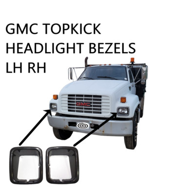 Headlight Bezel Fits 99 GMC TOPKICK C6500 X2 SET LH RH | eBay