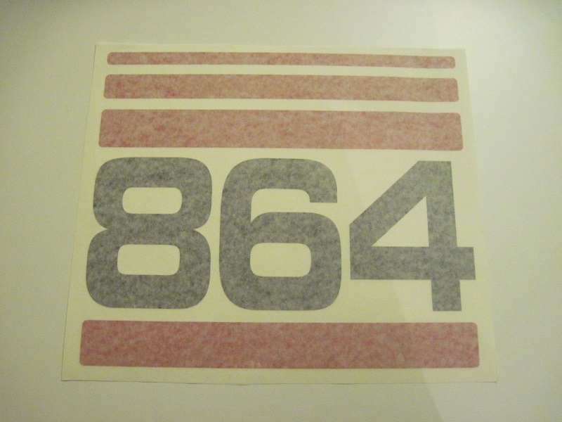 (ORIGINAL LOOK) BOBCAT 864 DECALS STICKER SET KIT SKID STEER ADVANT F2N ...