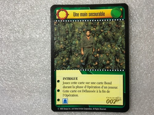 JCC Card JAMES BOND 007 GOLDENEYE Carte UNE MAIN SECOURABLE Pierce ...
