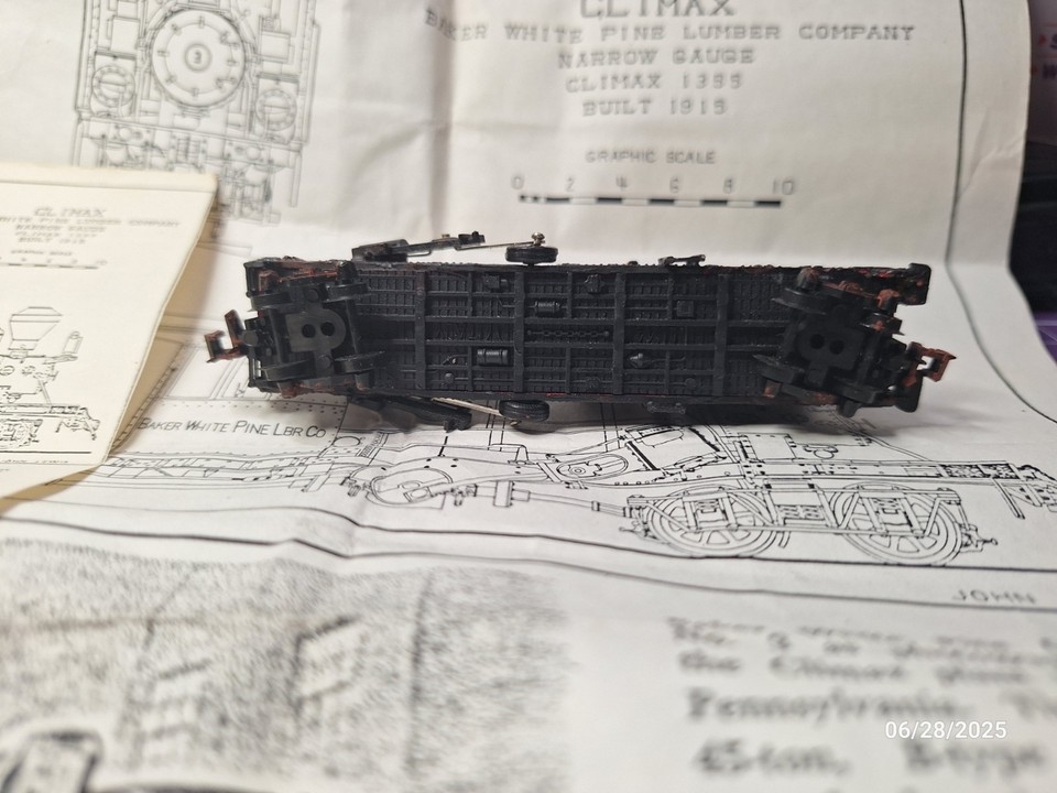 N Scale Narrow Gauge Climax Custom Model non Powered Plus 2 Muir Models ...