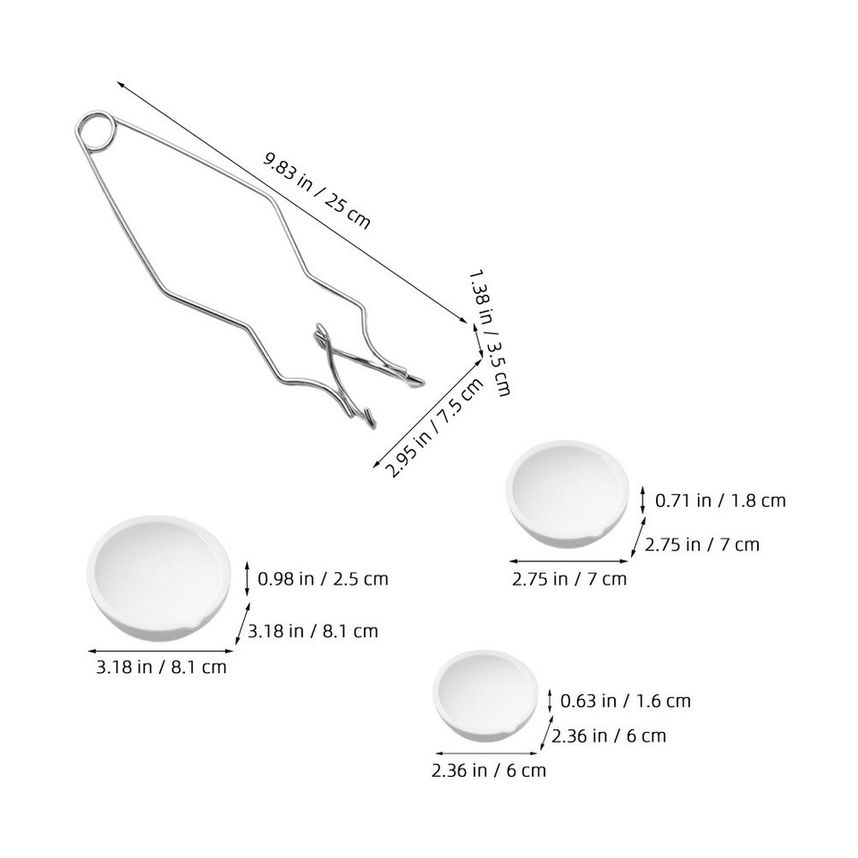 1 Set Metal Smelting Tools Melting Furnace Clamp Melting Crucibles ...