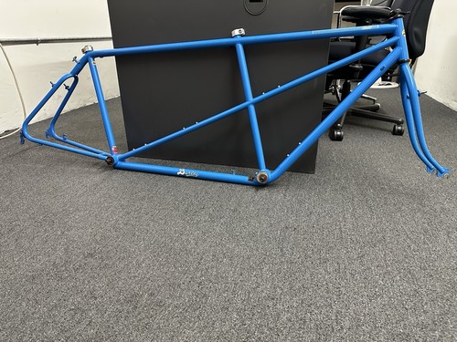 Vintage Burley Tandem Bike Frame w/ mid handlebar 4130 Chromoly Made in ...