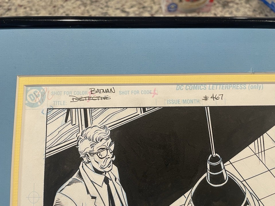 Tom Lyle Batman Original Art! Batman 467 Last Page And Signed | eBay