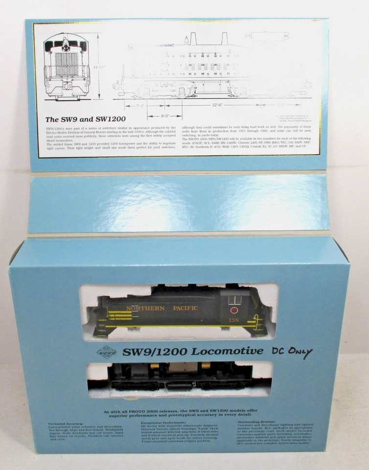 NORTHERN PACIFIC SW9/1200 LOCOMOTIVE- PROJECT - HO - DC | eBay
