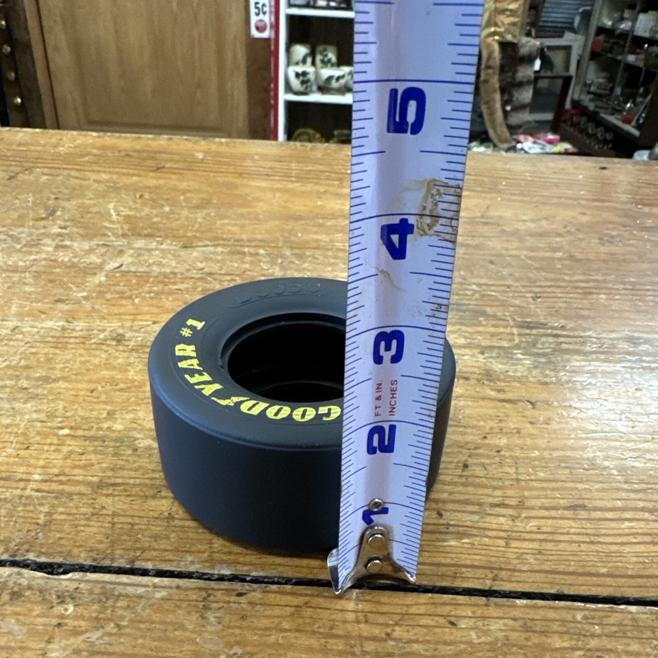 Goodyear Tire Desk Paperweight Racing Fan Rubber Gas Oil Petrol NASCAR ...