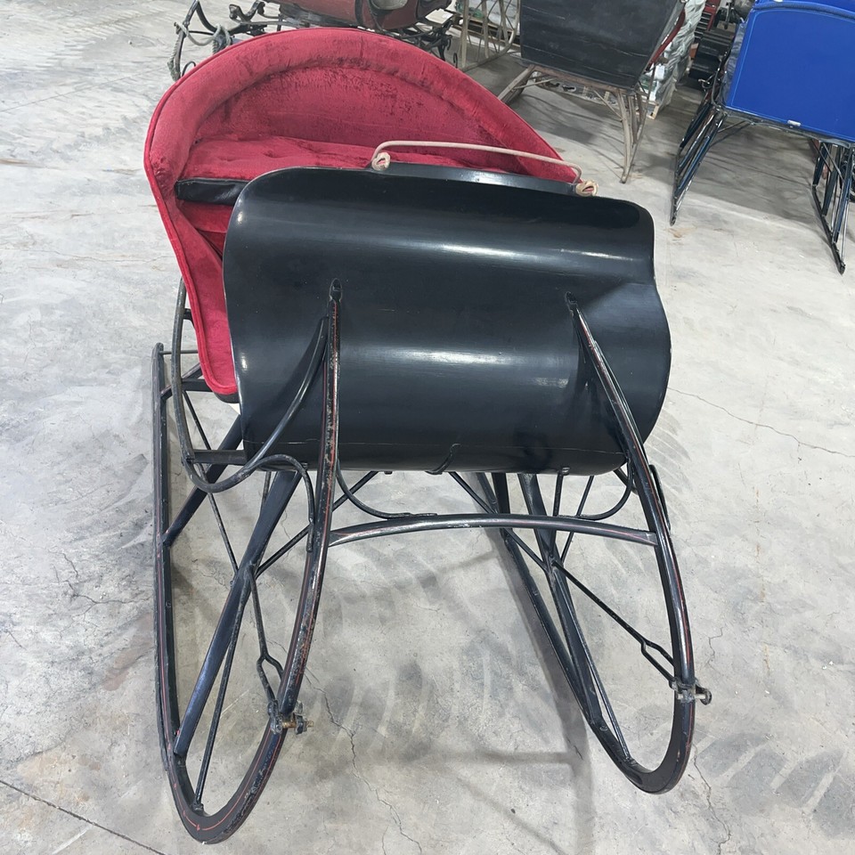 Antique Currier & Ives Albany Cutter Sleigh With Shafts | eBay